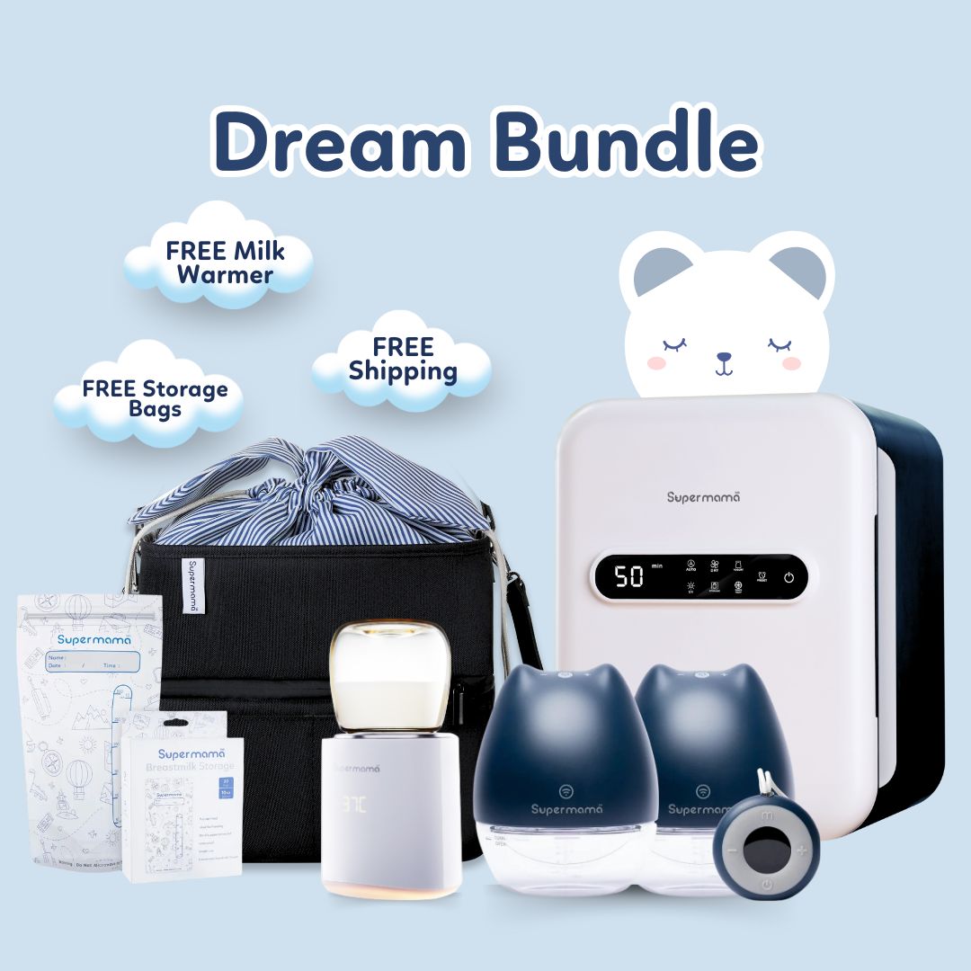 Supermama Dream Bundle | FREE Milk Warmer & Milk Storage Bags ...